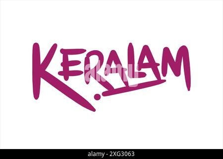 Kerala letter style Stock Vector Image & Art - Alamy