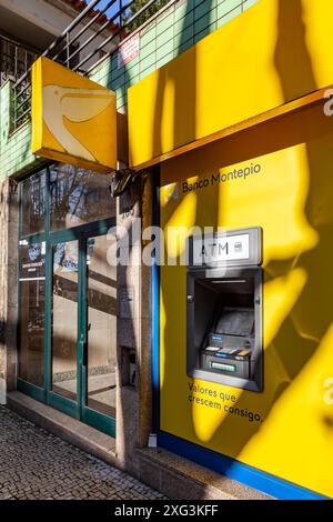 Famalicao, Portugal: Multibanco aka ATM machine terminal managed by ...