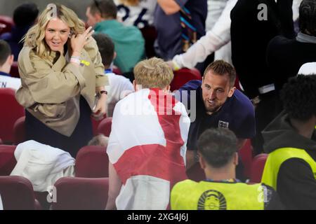 England's Harry Kane with his wife Katie Goodland following the FIFA ...