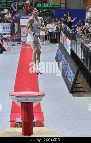 Mario Macchiati (Fiamme Oro) during Men's Parallel Bars during ...