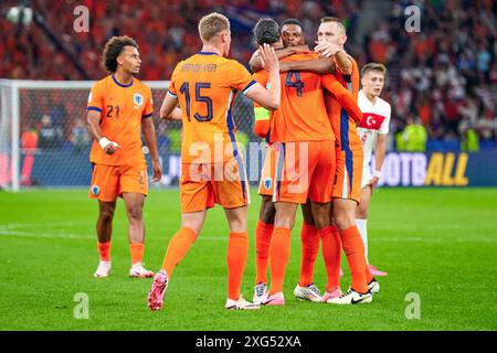 Niederlande jubelt ueber Sieg, GER, UEFA Euro 2024, Fussball Herren, UEFA EM 2024, Viertelfinale ...