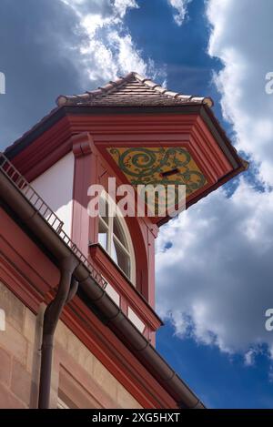 Historic roof lift bay windows on a residential building ...