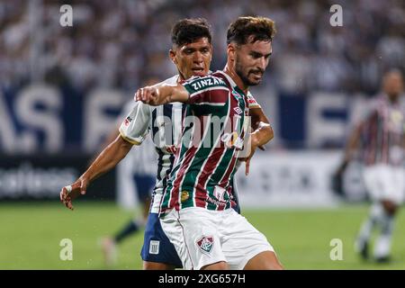 LIMA, PERU - APRIL 3: Matheus Martinelli of Fluminense and Jesus ...