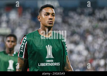 LIMA, PERU - APRIL 3: Fluminense player during Copa CONMEBOL ...