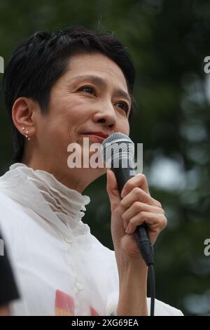 Renho, a candidate in the Tokyo Gubernatorial Election, loses the ...