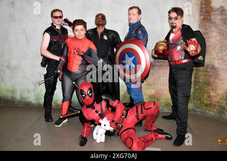 Marvel Cosplayer auf der German Film Comic Con Babelsberg im Filmpark ...