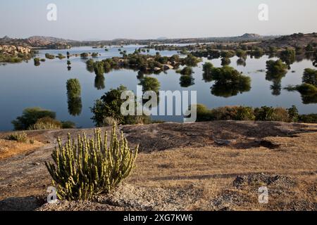 Jawai Lake, near Bera, Rajasthan, India Stock Photo - Alamy