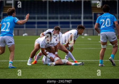 EDINBURGH, SCOTLAND - Sunday July 7th 2024: World Rugby U20 Trophy ...