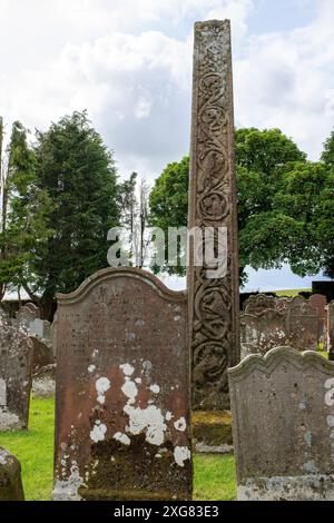 The rare Anglo-Saxon cross standing in the grounds of St Cuthbert ...