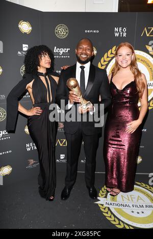 Harley Bird and Jasmine Kerr attend the National Film Awards at ...
