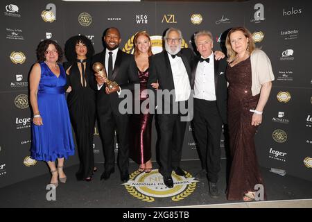 Harley Bird and Jasmine Kerr attend the National Film Awards at ...