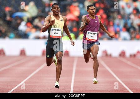 Busang Collen Kebinatshipi (BOT) during his 400m final during the World ...