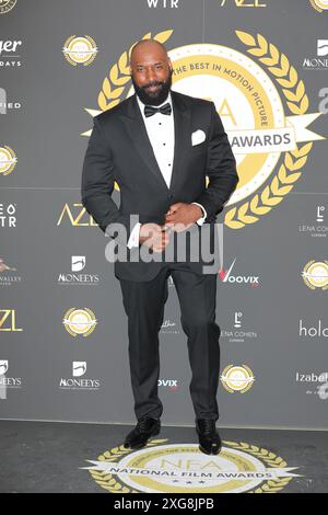 Logan Dean attends National Film Awards in London Stock Photo - Alamy
