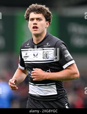 Lewis Martin of Hull FC during the Betfred Super League round 18 match ...