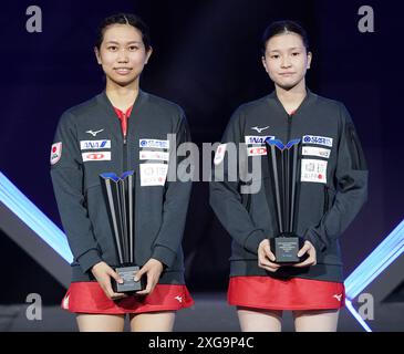 Hitomi Sato (JPN), Honoka Hashimoto (JPN), JULY 6, 2024 - Table Tennis : WTT Star Contender ...