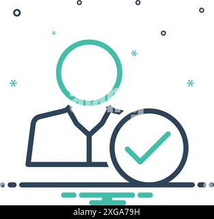 Icon for attendance,presence Stock Vector Image & Art - Alamy