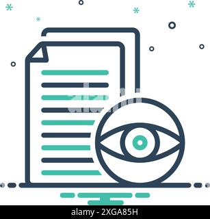 Icon for visible,manifest Stock Vector Image & Art - Alamy