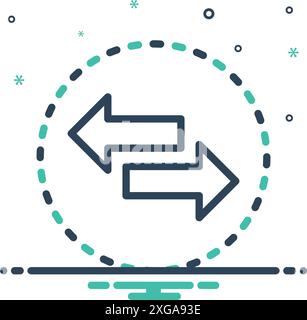 Icon for contrary,opposite Stock Vector Image & Art - Alamy