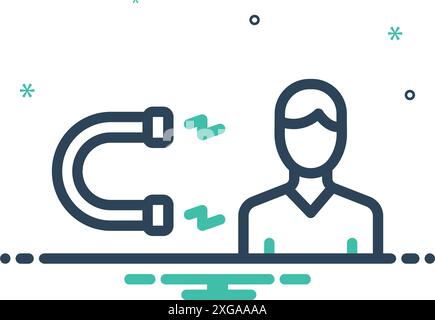Icon for interested,magnet Stock Vector Image & Art - Alamy