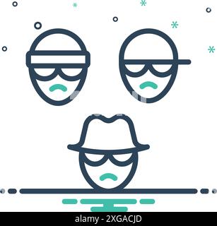 Icon for gang,smattering Stock Vector Image & Art - Alamy