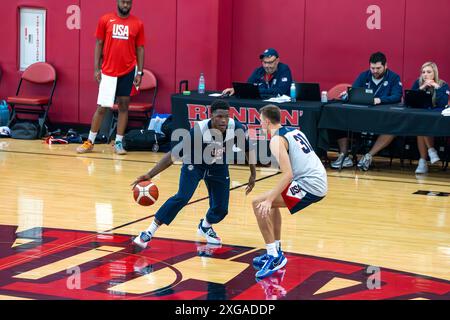 NBA Player Anthony Edwards Stock Photo - Alamy