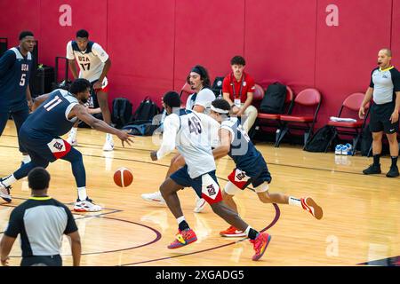 Team USA Basketball Scrimmage Stock Photo - Alamy