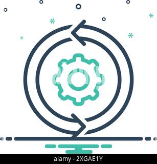 Icon for continuous,sustained Stock Vector Image & Art - Alamy