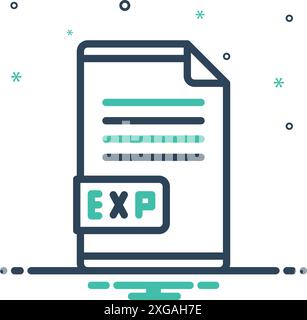 Icon for exp,expiration Stock Vector Image & Art - Alamy