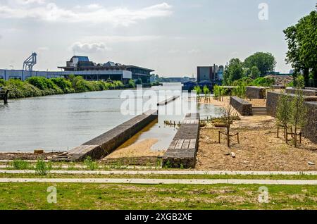 Rotterdam, The Netherlands, June 11, 2024: work in progress on the ...