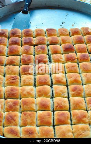 Turkey, Istanbul, Traditional Food Spinach Pastry Called Ispanakli ...