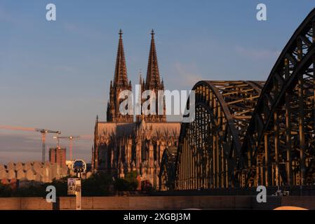 Cologne Cathedral during Sunrise Hour Stock Photo - Alamy