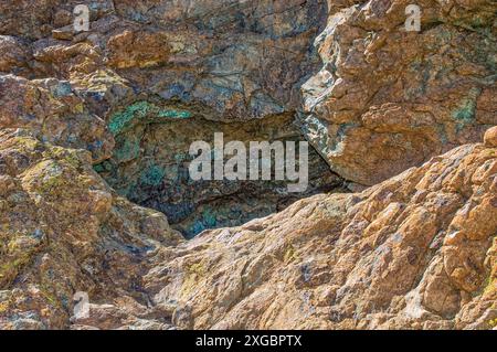 Entrance to Simon van der Stel's copper mine near the town of Springbok ...