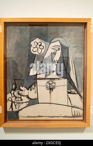 Barcelona, Spain, Close Up, Pablo Picasso Museum, Portrait Painting ...