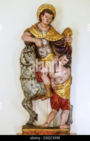Saint Martin and the poor, 16th century, museum of the basilica of ...