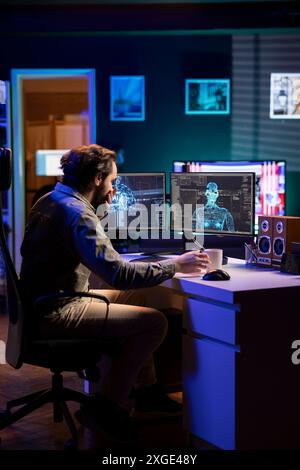 Sentient AI gains humanoid form inside computer talking with its ...