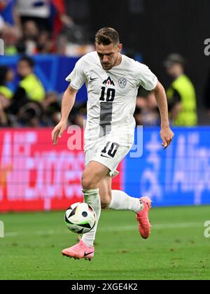FRANKFURT - Timi Elsnik of Slovenia during the UEFA EURO 2024 round of ...