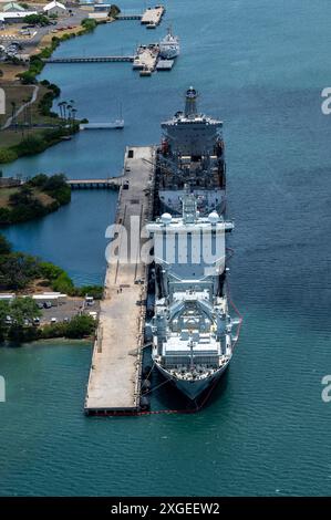 An aerial view of Royal Canadian Navy Halifax-class frigate HMCS ...