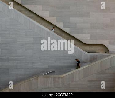 Escalator, East Building, National Gallery of Art, Washington, DC, USA Stock Photo - Alamy