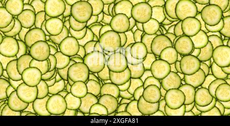 Cucumber slices covering screen background. Food concept theme Stock ...