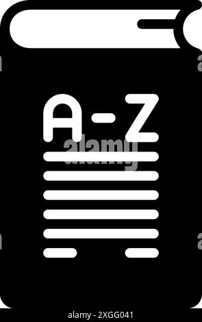 Icon for vocabulary,terminology Stock Vector Image & Art - Alamy