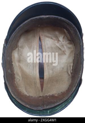 A Garde Jäger officer shako Fine Garde star. Interior shows normal wear ...