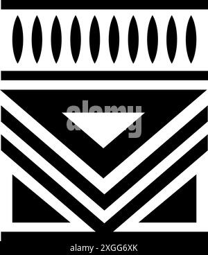 Zimbabwe pattern motif sign illustration Stock Photo - Alamy