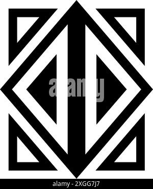 Zimbabwe pattern motif sign illustration Stock Photo - Alamy