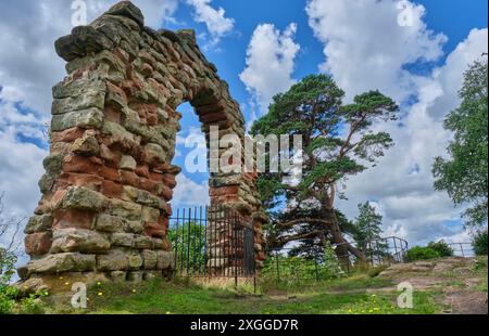 The Grotto Arch on Grotto HIll at Hawkstone Follies, Hawkstone Park ...