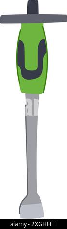 cement brick chisel cartoon vector illustration Stock Vector Image ...