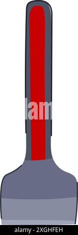 cement brick chisel cartoon vector illustration Stock Vector Image ...