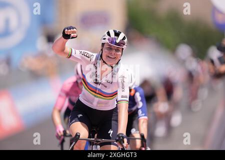 Toano, Italia. 09th July, 2024. Niamh Fisher-Black (Team SD Worx ...