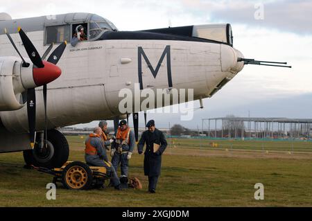 Avro Shackleton "WR963" at Coventry Airport Stock Photo - Alamy