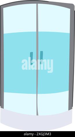 et shower cabin cartoon vector illustration Stock Vector Image & Art ...
