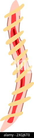 wound suture cartoon vector illustration Stock Vector Image & Art - Alamy